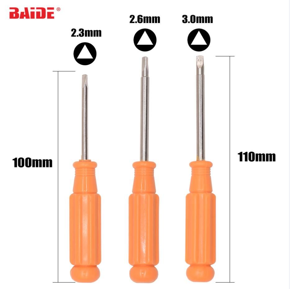 2020 2.3mm 2.6mm 3.0mm Orange Triangular Screwdriver External Triangle ...