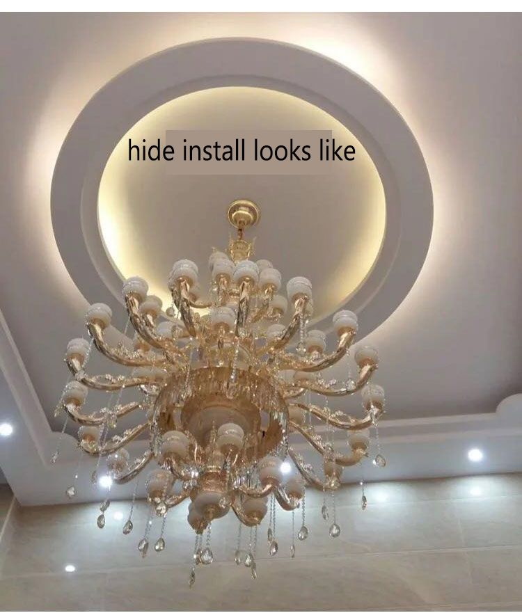 2021 50KG 7M Crystal Lights Lifter Drop Lighting Lifter Chandelier ...