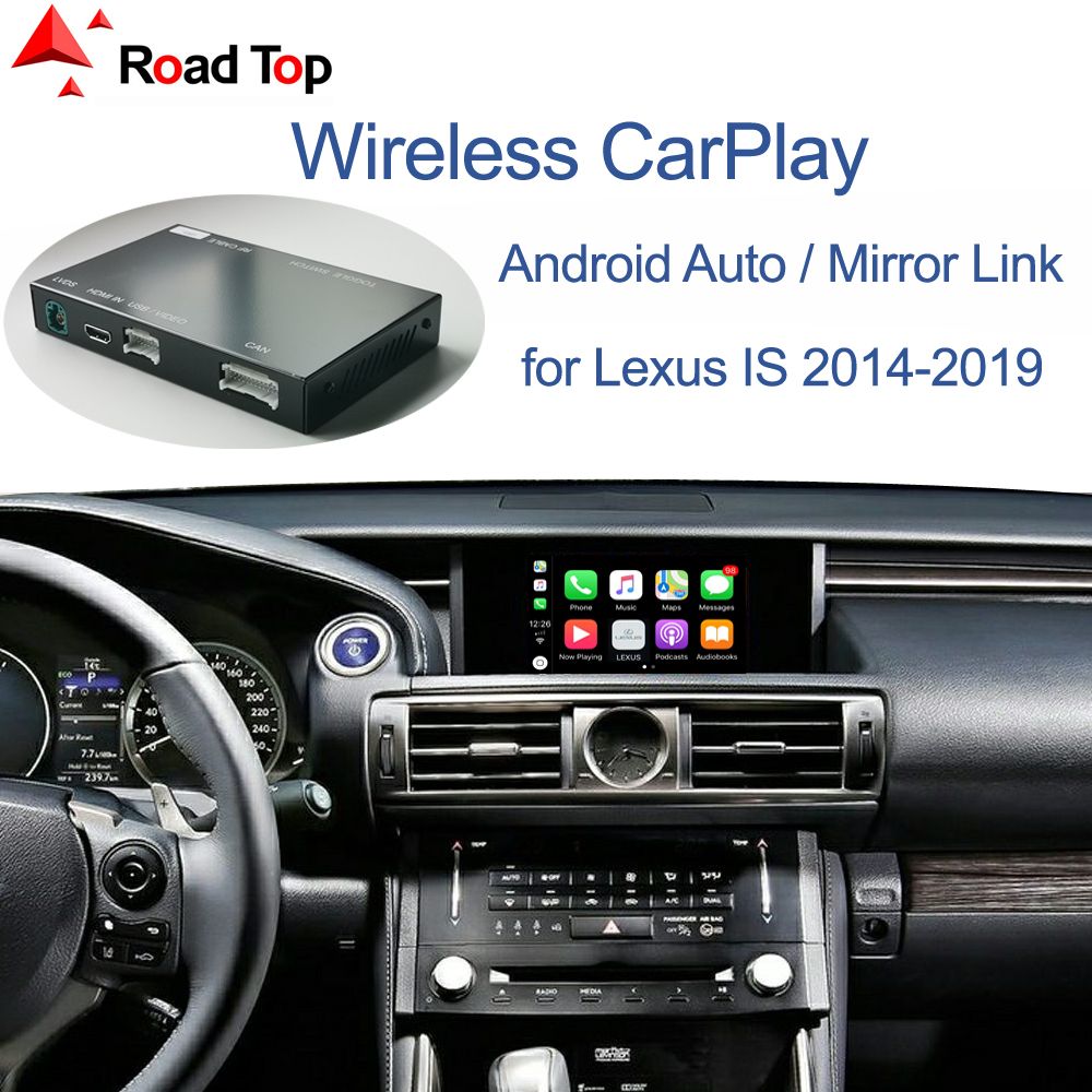 2021 Wireless CarPlay For Lexus IS 2014 2019, With Android Auto Mirror ...