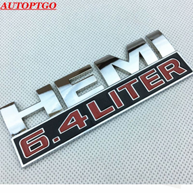 Metal 3D Letter Hemi 5.7 6.4 Liter Hemi Emblem Badge Nameplate Decal ...