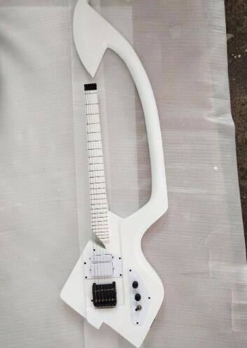 Prince 1988 Model C Guitar White Electirc Guitar Tremolo Bridge Gold ...