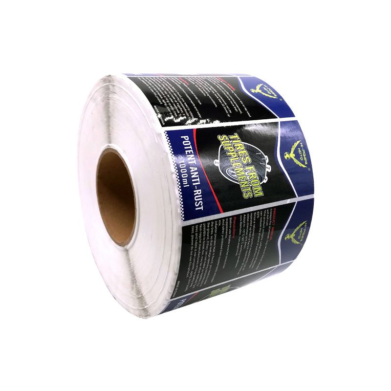 2021 Customized Strong Adhesive Tyre Labels Stickers In Roll Package ...