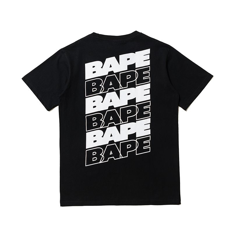 Compre Bape Camiseta Para Hombre Moda Hombres Mujeres De Manga Corta ...