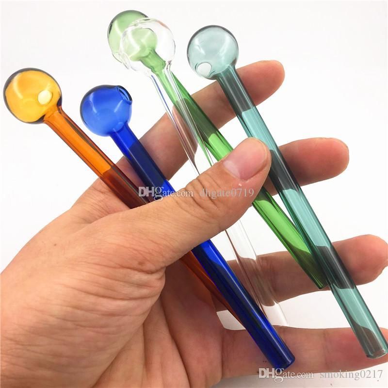 Buy Best And Latest BRAND 13cm Long Colored Glass Oil Burner Thick ...