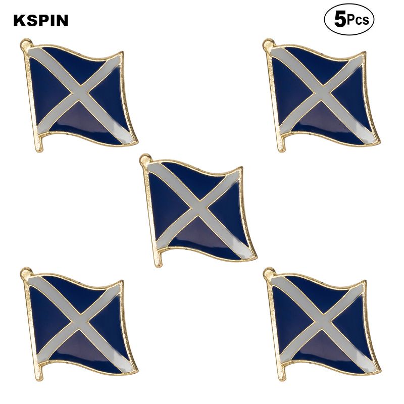 2021 SCOTLAND BLUE Flag Brooches Lapel Pin Flag Badge Brooch Pins ...