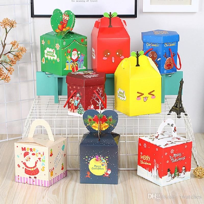 2021 DIY Christmas Gift Candy Box Holiday Party Christmas Decoration ...