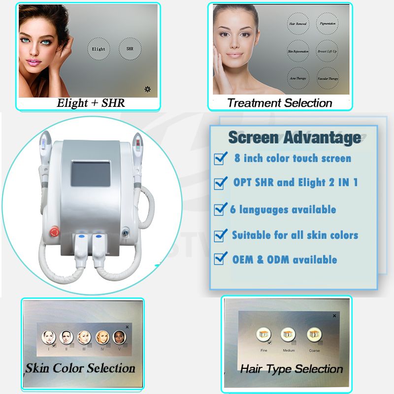 Professional Ipl Underarm Hair Removal SHR Laser Machine IPL Hair ...