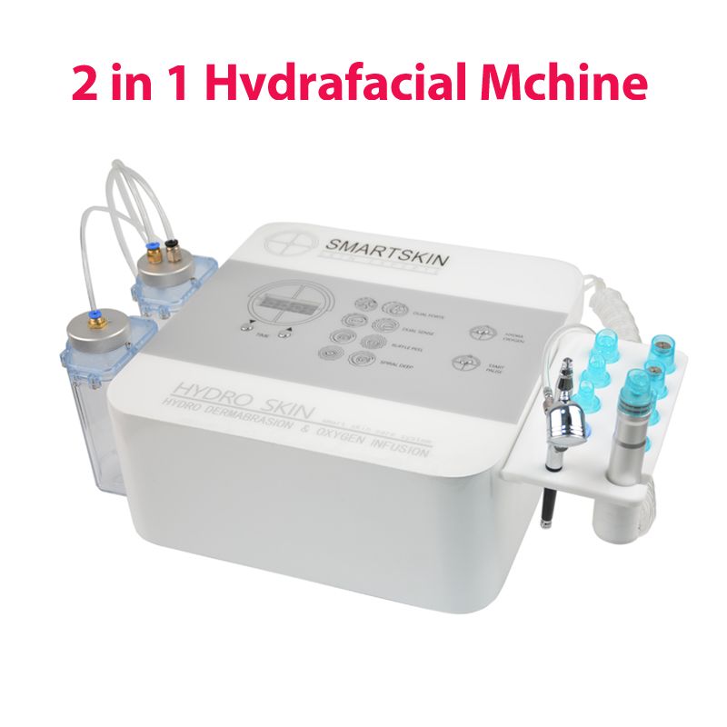 2 In 1 Portable Hydra Dermabrasion Peel Facial Hydrafacial Oxygen Spray ...