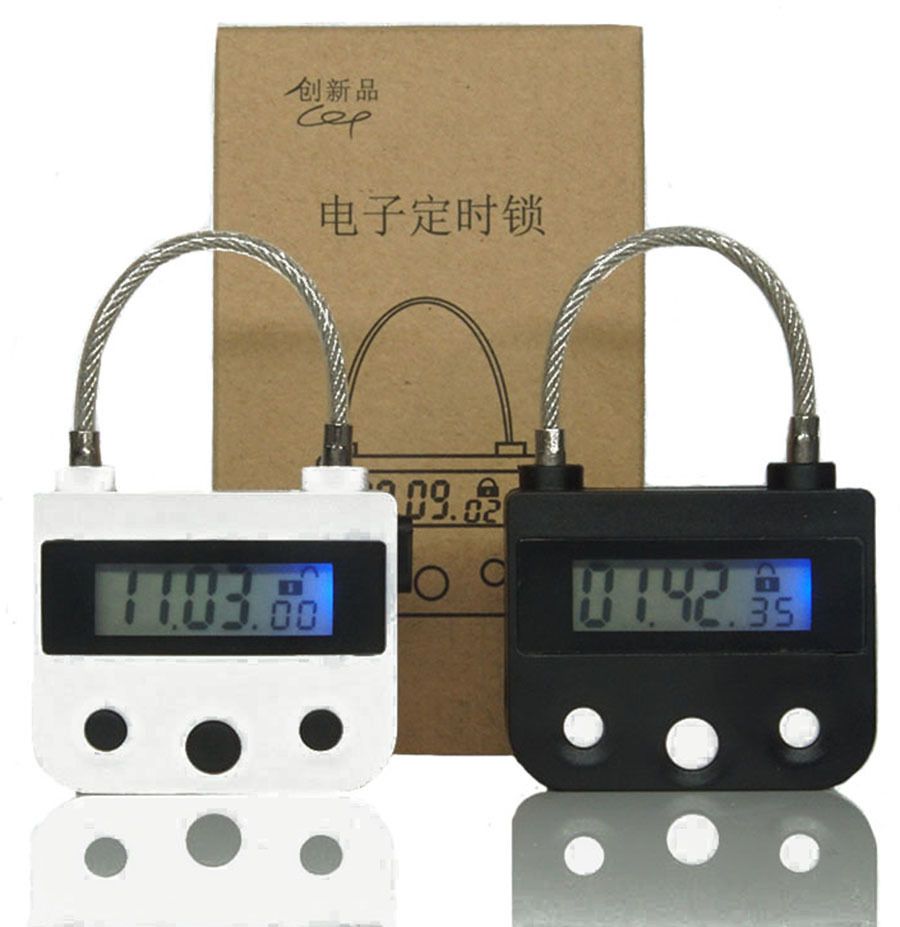 Digital Timer Switch Usb Rechargeable Time Switch Lock Padlock For