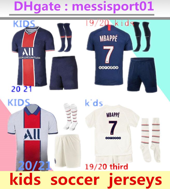 Acheter Psg Kids Kit 2019 2020 Maillot De Football Psg Enfants Kits 19 ...