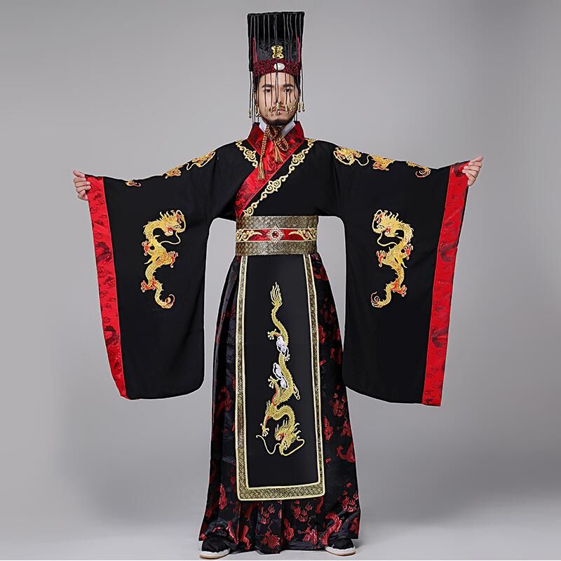 2019 Traditional Ancient Chinese Hanfu Men TV Play Stage Wear Male ...