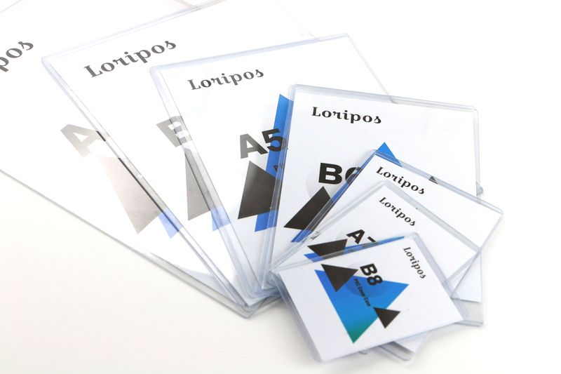 2020 PVC Sign Sleeve A3 File Clear Plastic Paper Protective Sleeve Card ...