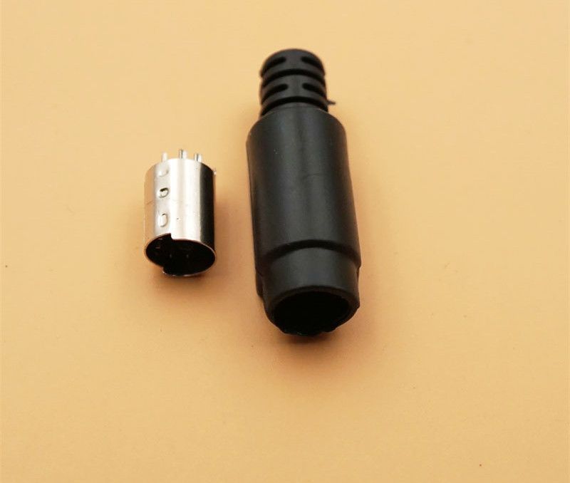 2021 MD6 Round 6 Pin PS2 Plug Keyboard / Mouse Ps2 Connector Plug With ...