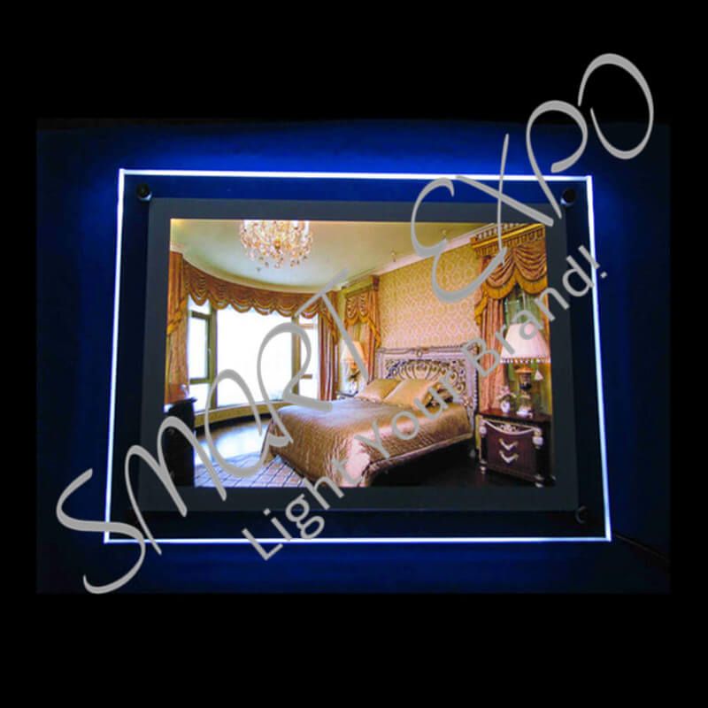 2020 A4 Wall Mounted Advertising Display LED Light Box Display With ...