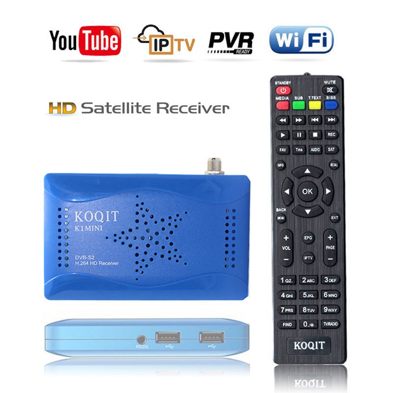 KOQIT K1 Mini Decoder Free Satellite Receiver Tv Box Digital TV Tuner ...