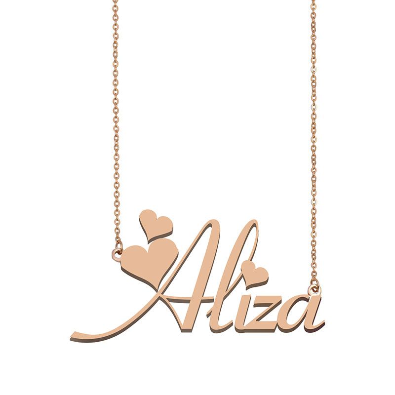 Wholesale Aliza Name Necklace Pendant For Women Girlfriend Gifts Custom ...