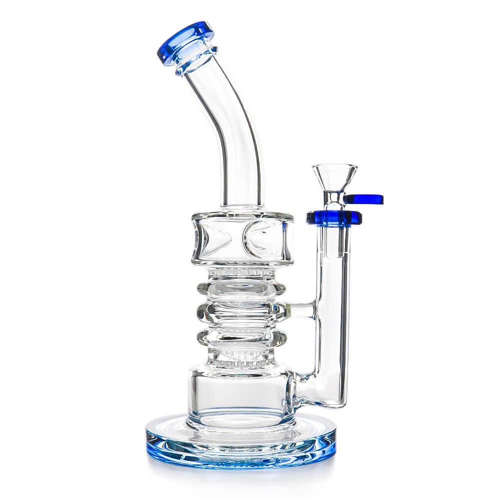 2021 New 9.5 Glass Bong Water Pipe Dab Rig With 4mm Quartz Banger And ...