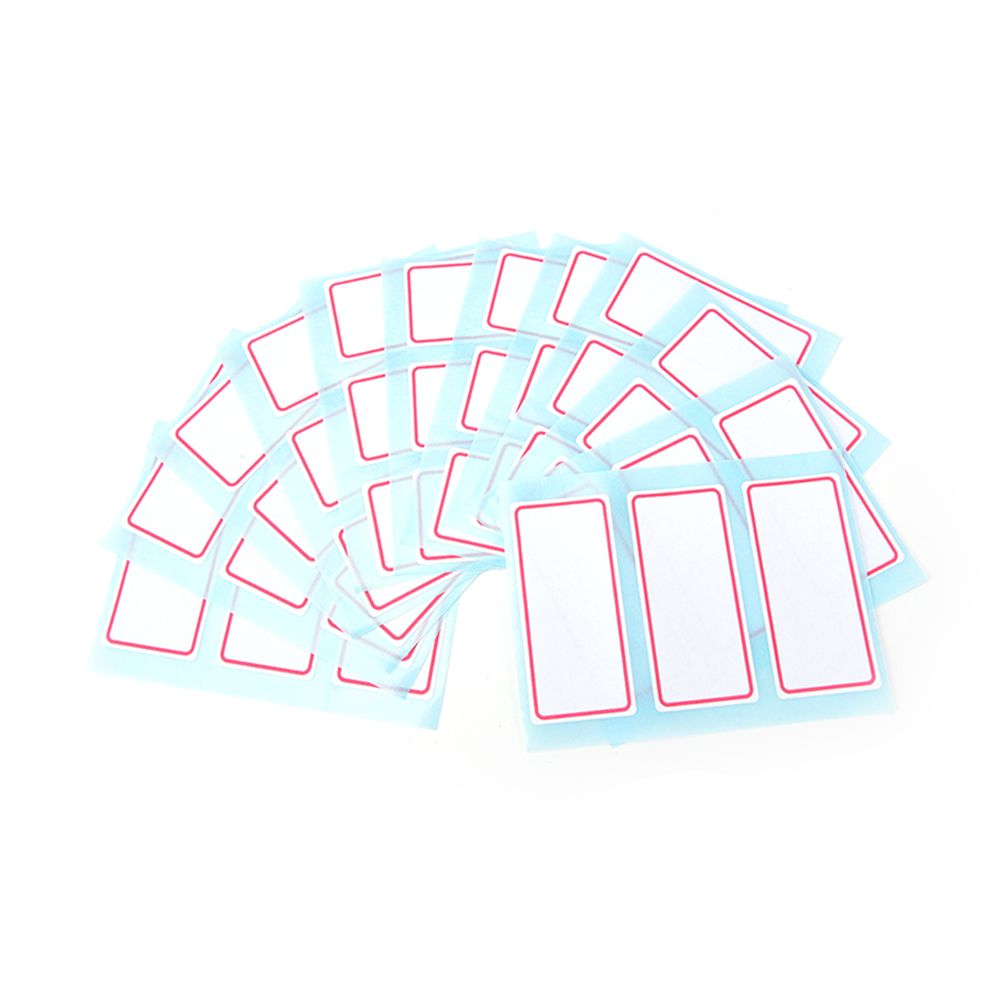 2020 60 Sheets Blank Stickers 34*73mm Self Adhesive Label Blank Note ...