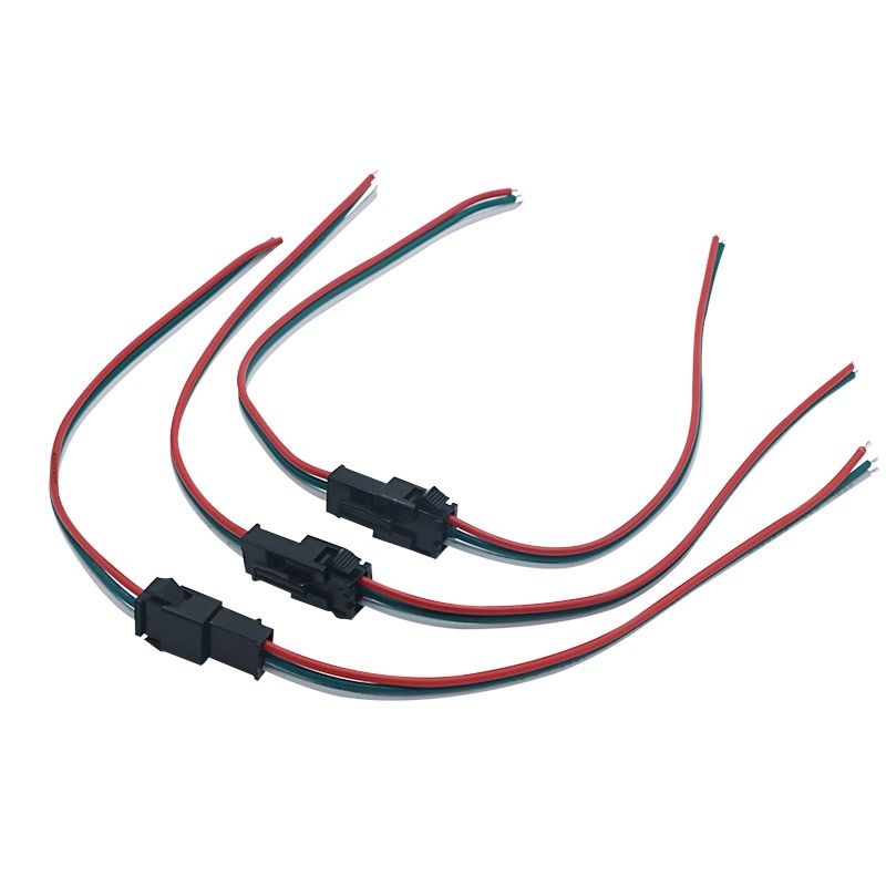 2019 3pin LED Connector Male/Female JST SM 3 Pin Plug Connector Wire ...