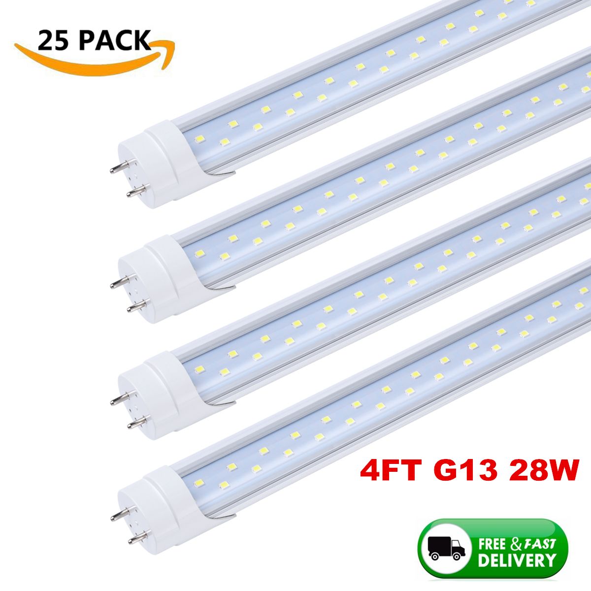 4ft 22W LED Tubes Light 18W T8 LED 4ft Tube Lights SMD 2835 Cold White 6500K 28W T8 Lead Tube ...