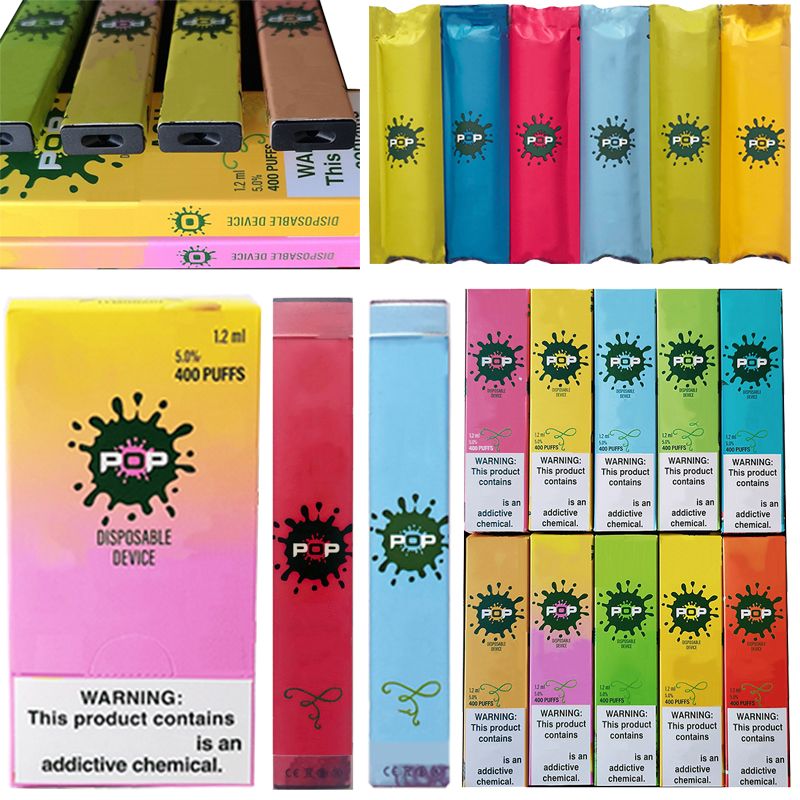 POP Disposable Device Pod Starter Kit 1.2ml Carts 280mAh Battery Pop ...