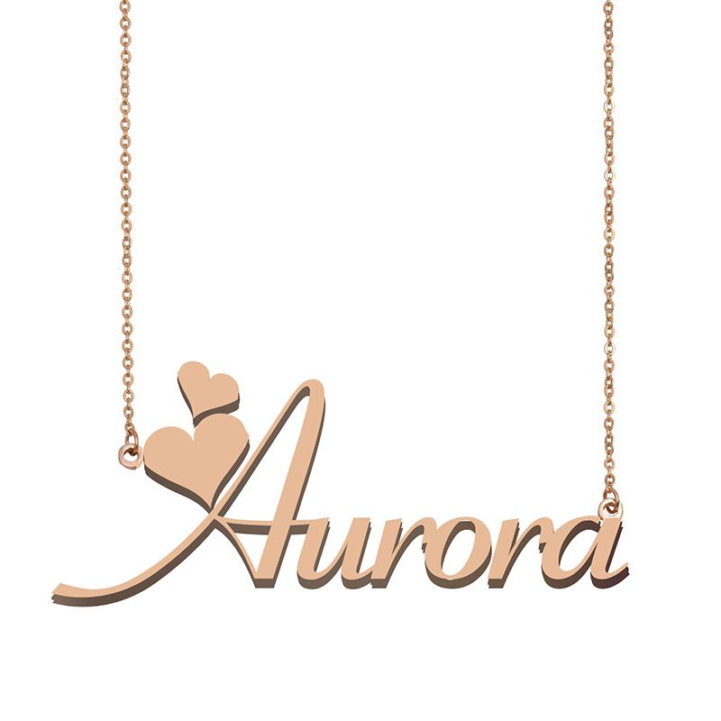Wholesale Aurora Name Necklace Pendant For Women Girlfriend Gifts ...
