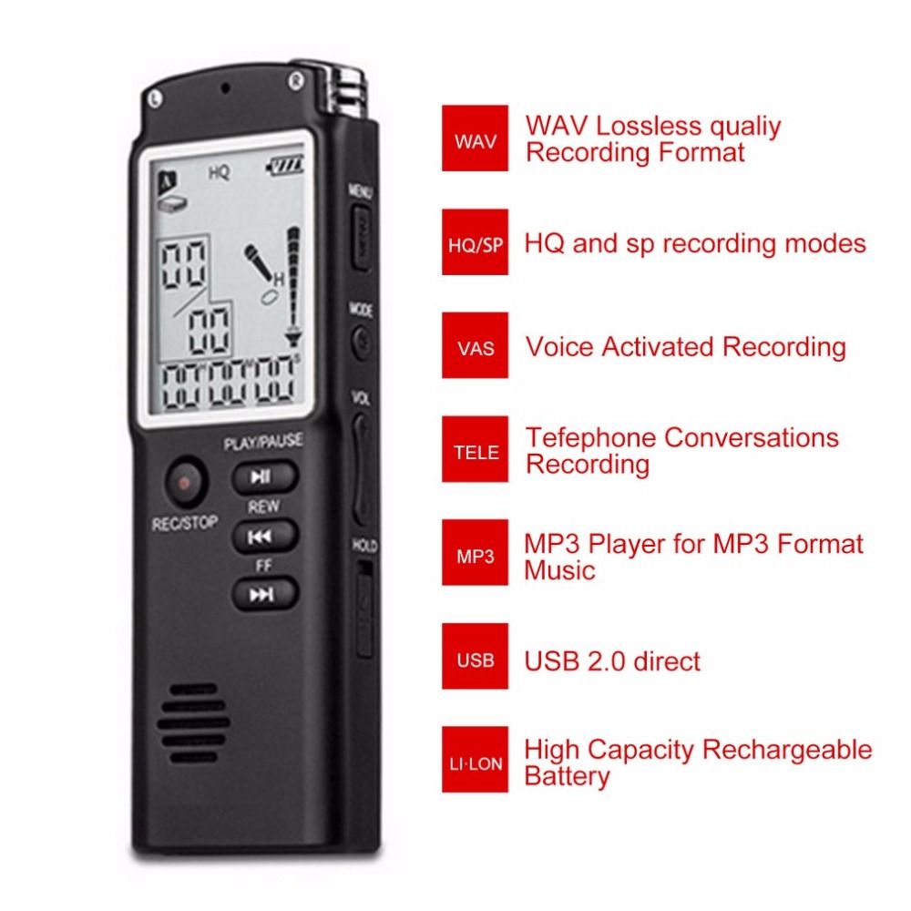 Mini 8GB 16GB Professional Voice Recording Device Time Display Screen ... Mini 8GB 16GB Professional Voice Recording Device Time Display Screen ...