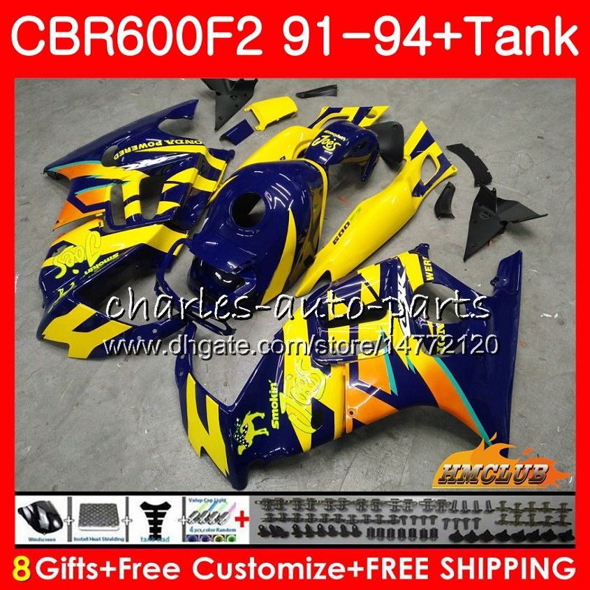 Body+Tank For HONDA CBR 600F2 CBR 600 FS 1991 1992 1993 1994 40HC.147 ...