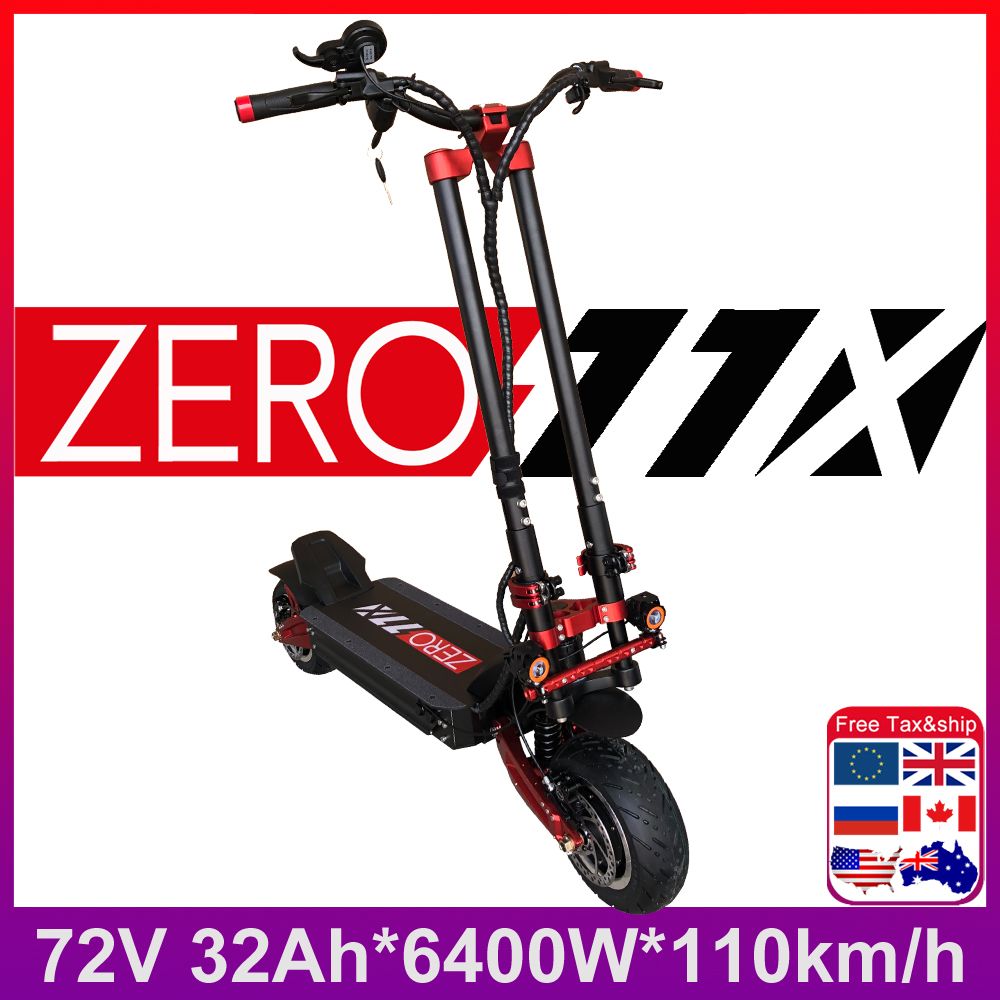 2021 Newest ZERO 11X X11 DDM 11 Inch Dual Motor Electric Scooter 72V ...