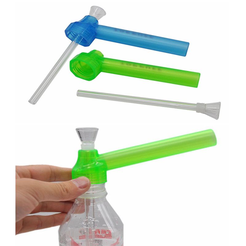 2019 Travelling Water Top Puff Toppuff Mini Glass Bong Portable Smoking ...