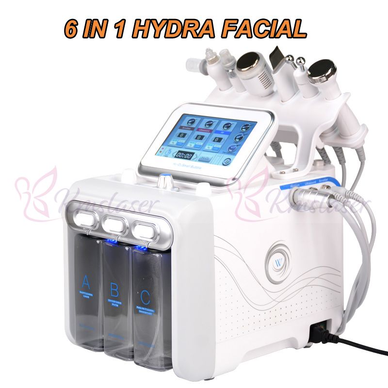 Hydra Dermabrasion Machine 6 In 1 With Ultrasonic RF BIO Cooling Oxygen ...
