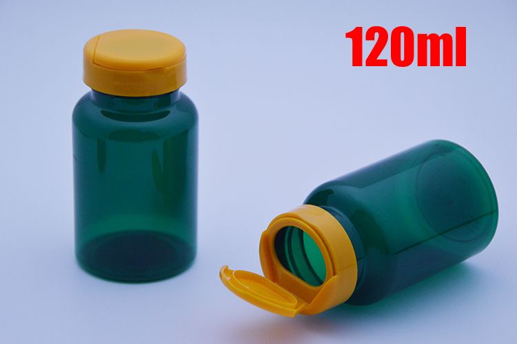 2020 120ml Translucent Green Color PET Bottles, Empty Packing Bottles ...
