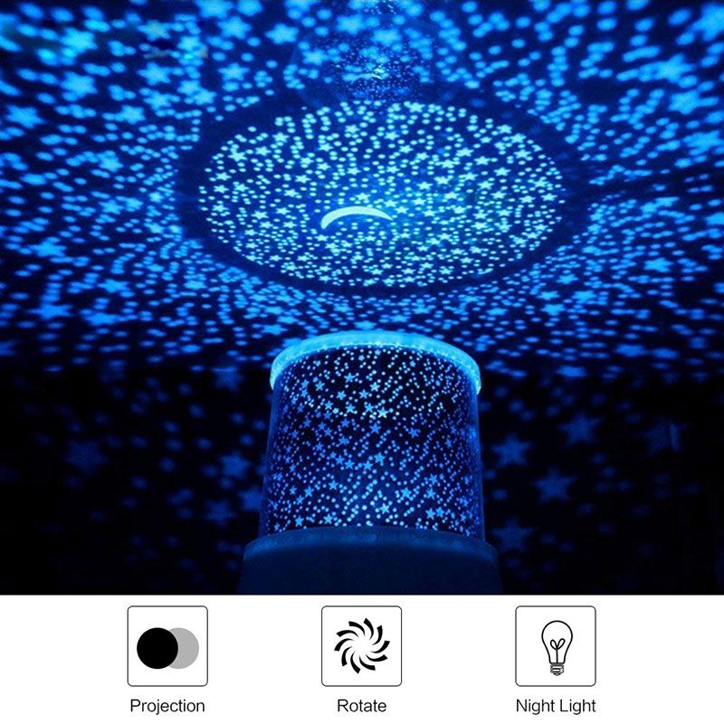 2020 BRELONG RGB Colorful Glowing Night Light Cosmic Starry Sky ...