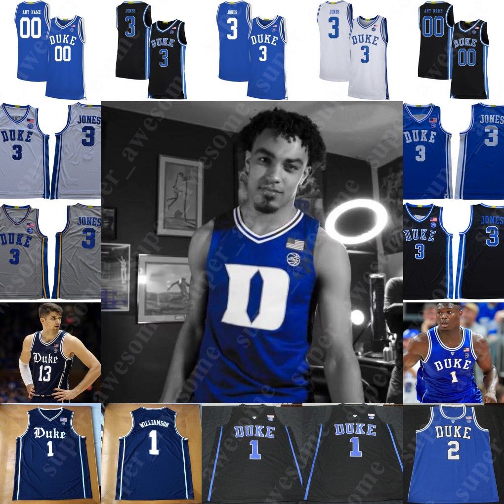 2020 Duke Blue Devils Basketball Jersey Vernon Carey Jr Matthew Hurt ...