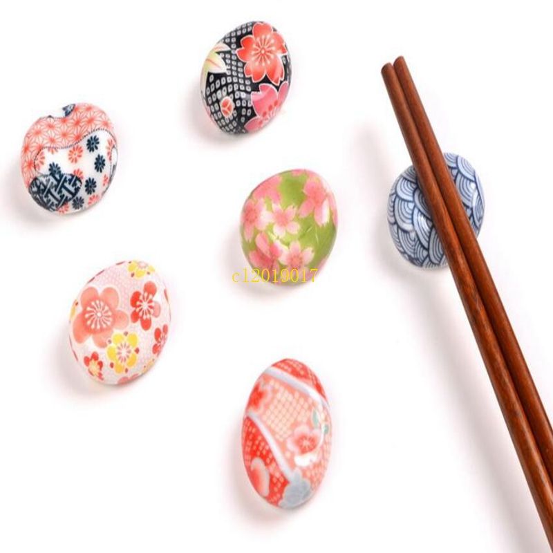 2021 Ceramic Broad Bean Chopsticks Rack Hotel Restaurant Chopsticks ...