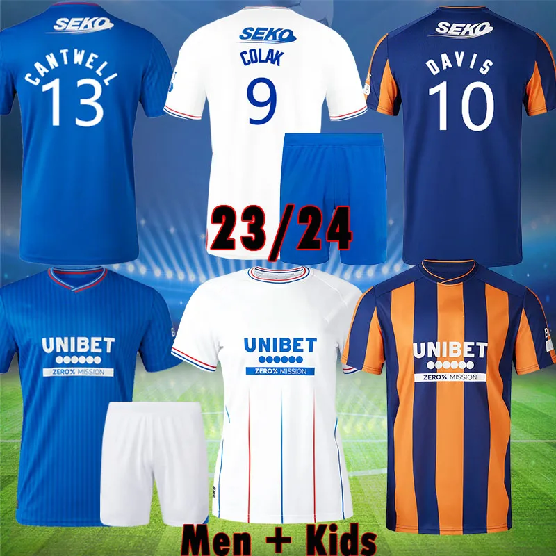 23 24 Rangers Soccer Jerseys 2023 2024 Local Visitante Camisetas ...