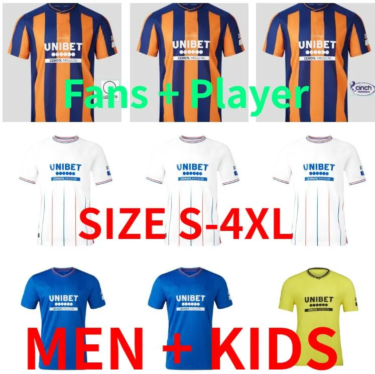 23 24 Rangers Soccer Jerseys 2023 2024 Local Glasgow COLAK ROOFE ...