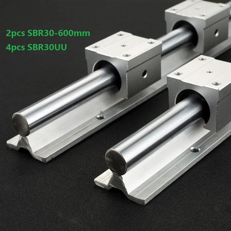 SBR30 600mm Guide Linéaire / Rail + SBR30UU Paliers Linéaires Pour ...