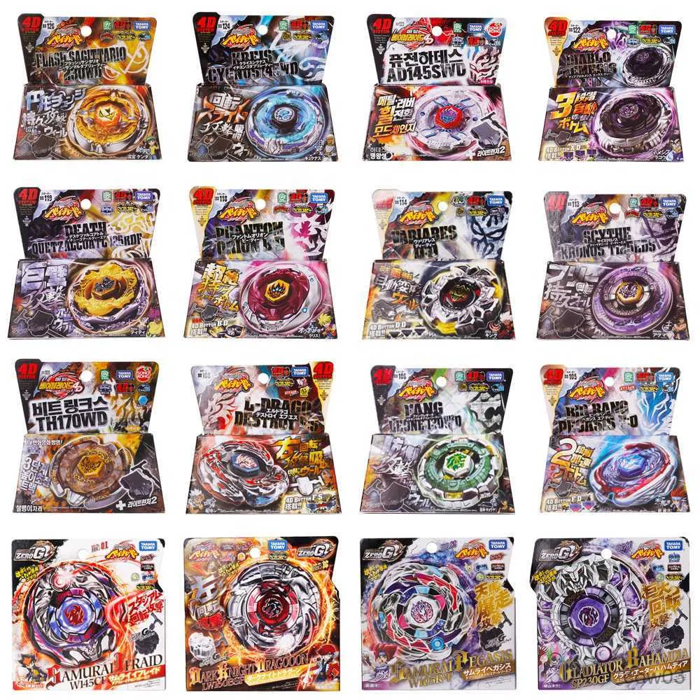 4D Beyblades Takara Tomy Beyblade BB122 BB124 BB126 BB108 BB105 BB70 ...