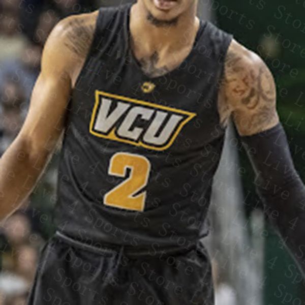 2020 Custom Ncaa College VCU Basketball Jerseys Mens Marcus Santos ...