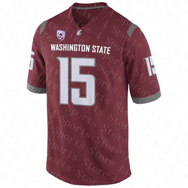 2020 Custom Washington State Cougars Football WSU Jerseys 3 Tyler ...