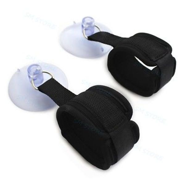 Shower Floor Door Sucker Pads Cup Handcuff Wrist Ankle Cuffs Restriant ...