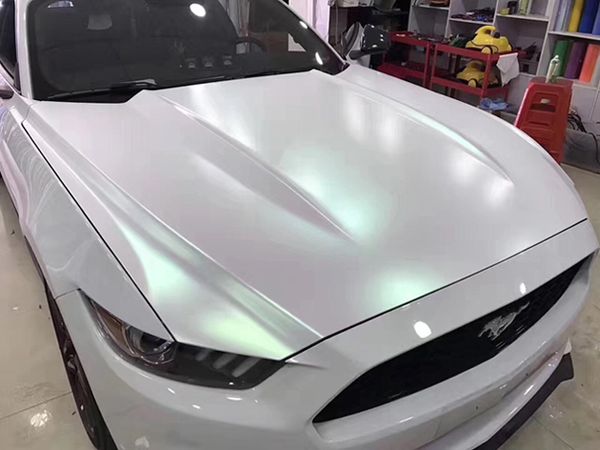 2021 Premium Matt Satin Pearl White Vinyl Wrap For Full Car Wrapping ...