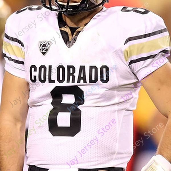 2021 Custom Colorado Buffaloes Football Jersey NCAA College Sam Noyer ...