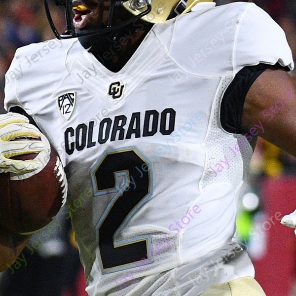 2021 Custom Colorado Buffaloes Football Jersey NCAA College Sam Noyer ...