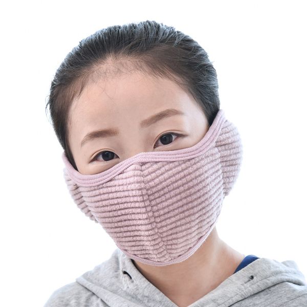 2021 Winter Warm Cotton Flannel Face Ear Cover Mask Biker Cyling Motor ...