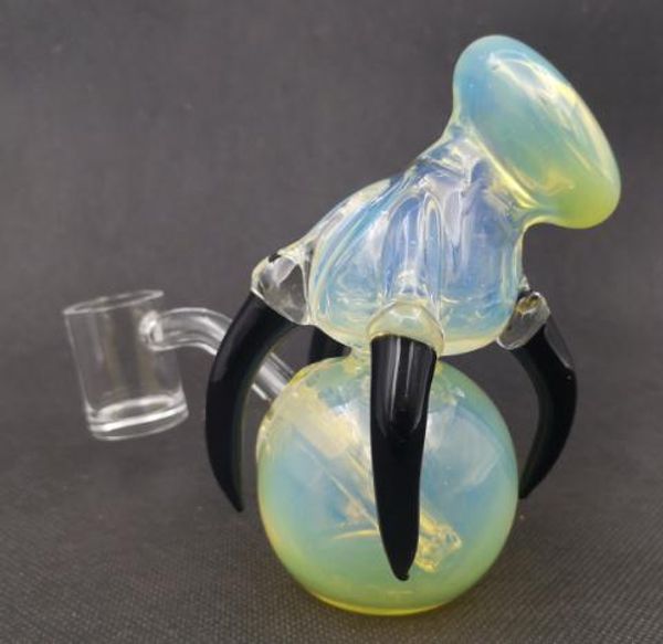 2021 Dragon Claw Orb Bong Pearl With 10mm 45 Degree Female Joint Black ...