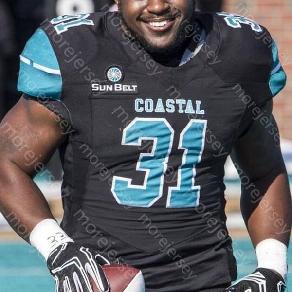 2020 Custom Coastal Carolina Chanticleers Football Jersey NCAA College ...