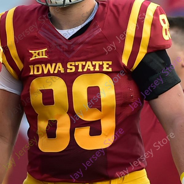 2021 2020 Custom Iowa State Cyclones ISU Football Jersey NCAA Brock ...