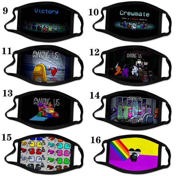 AMONG US Grewmet Game Mixed Colors Game Cartoon Mask Games Designer ...